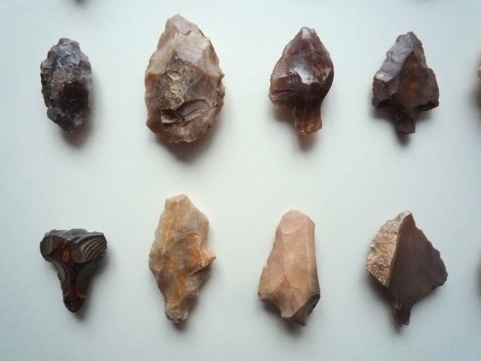 Paleolithic Arrowheads in 3D Frame Veneered Frame Authentic - Etsy