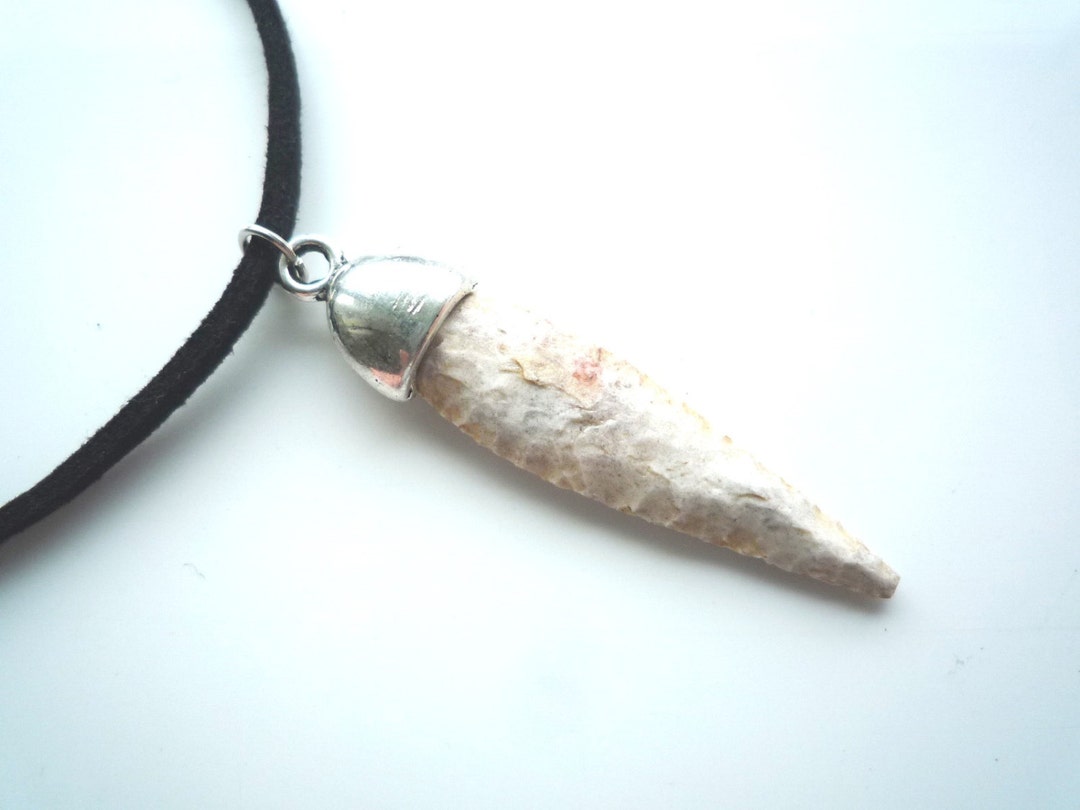 Elf Shot Viking Pendant and Necklace, Genuine Neolithic Arrowhead ...