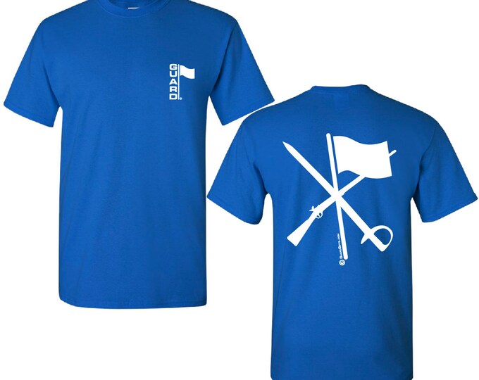 Color Guard T-shirt in Majestic Blue | Great Quality | Free Ship - Etsy