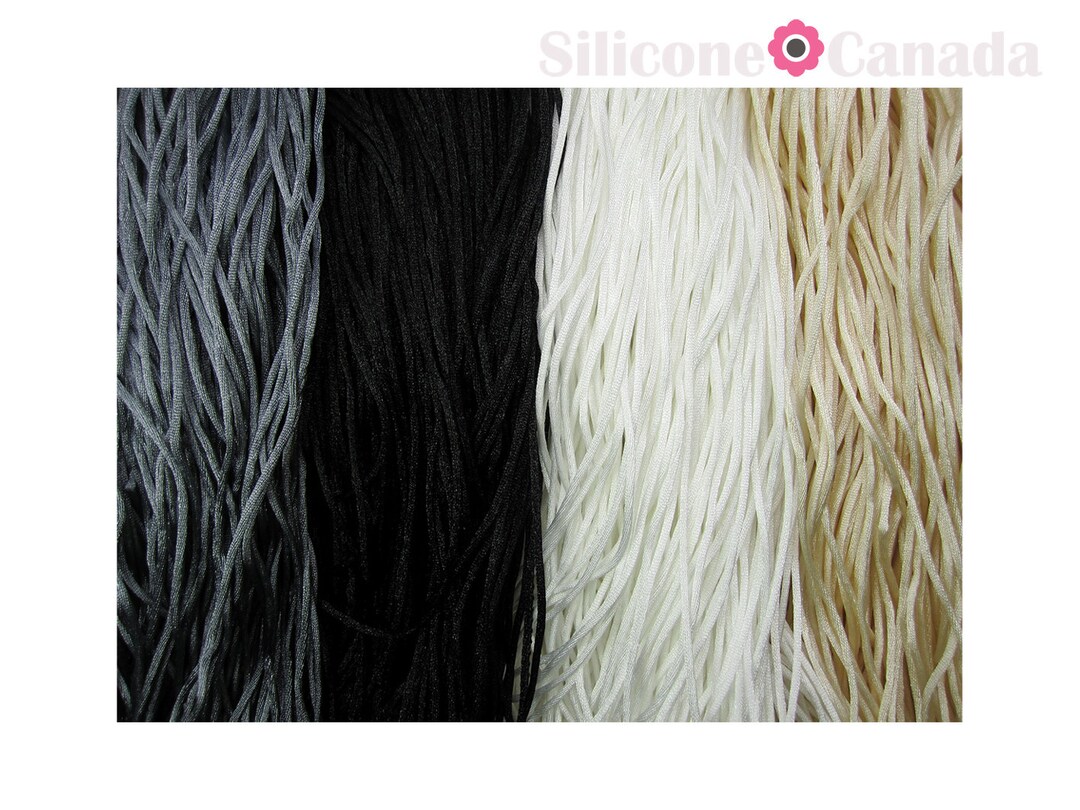 Satin Nylon Cord, 1.5mm Satin Nylon Cord, Perfect for Silicone ...