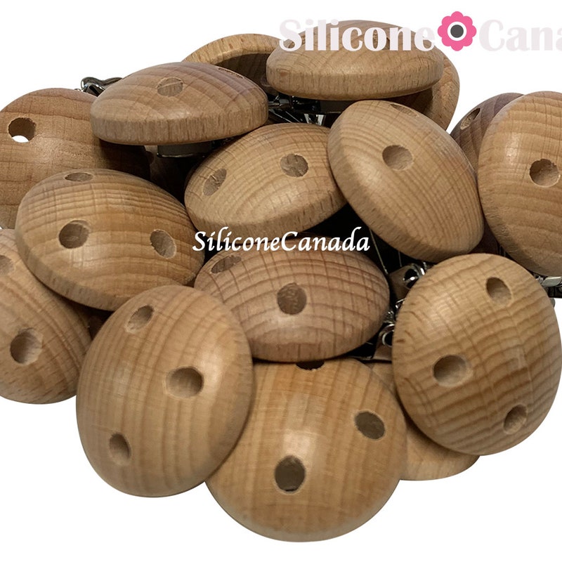 Wood Pacifier Clip - Etsy