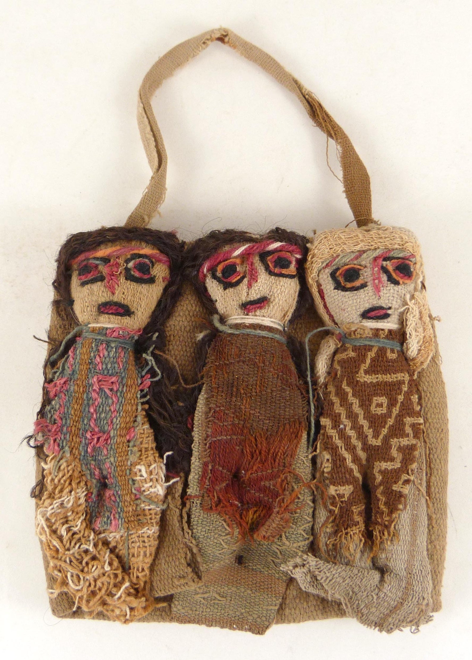 Peruvian Chancay Funeral Dolls, Hand-made With Ancient Fabric - Etsy