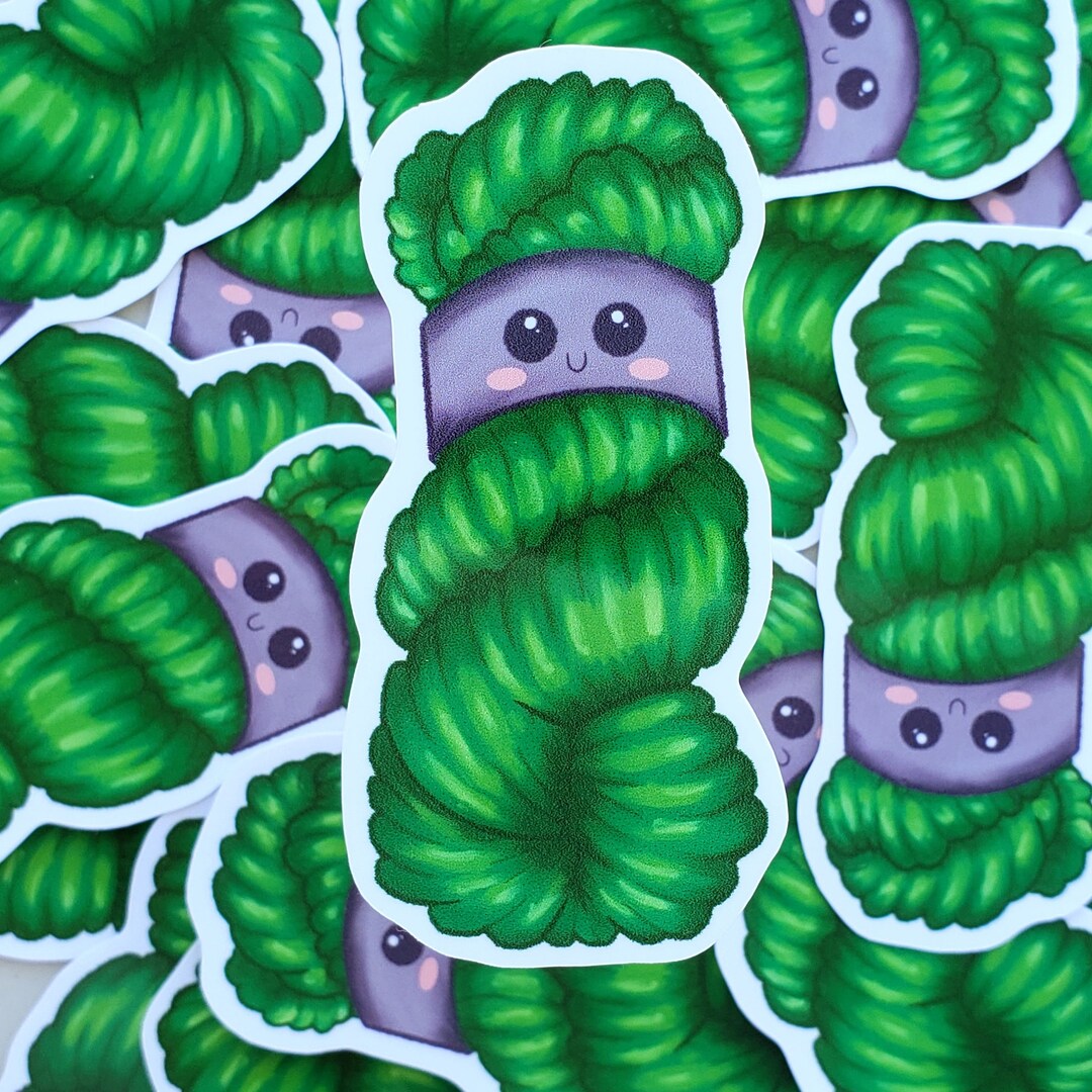 Cute Yarn Hank Vinyl Sticker Cute Crochet Sticker Cute Knitting Sticker ...