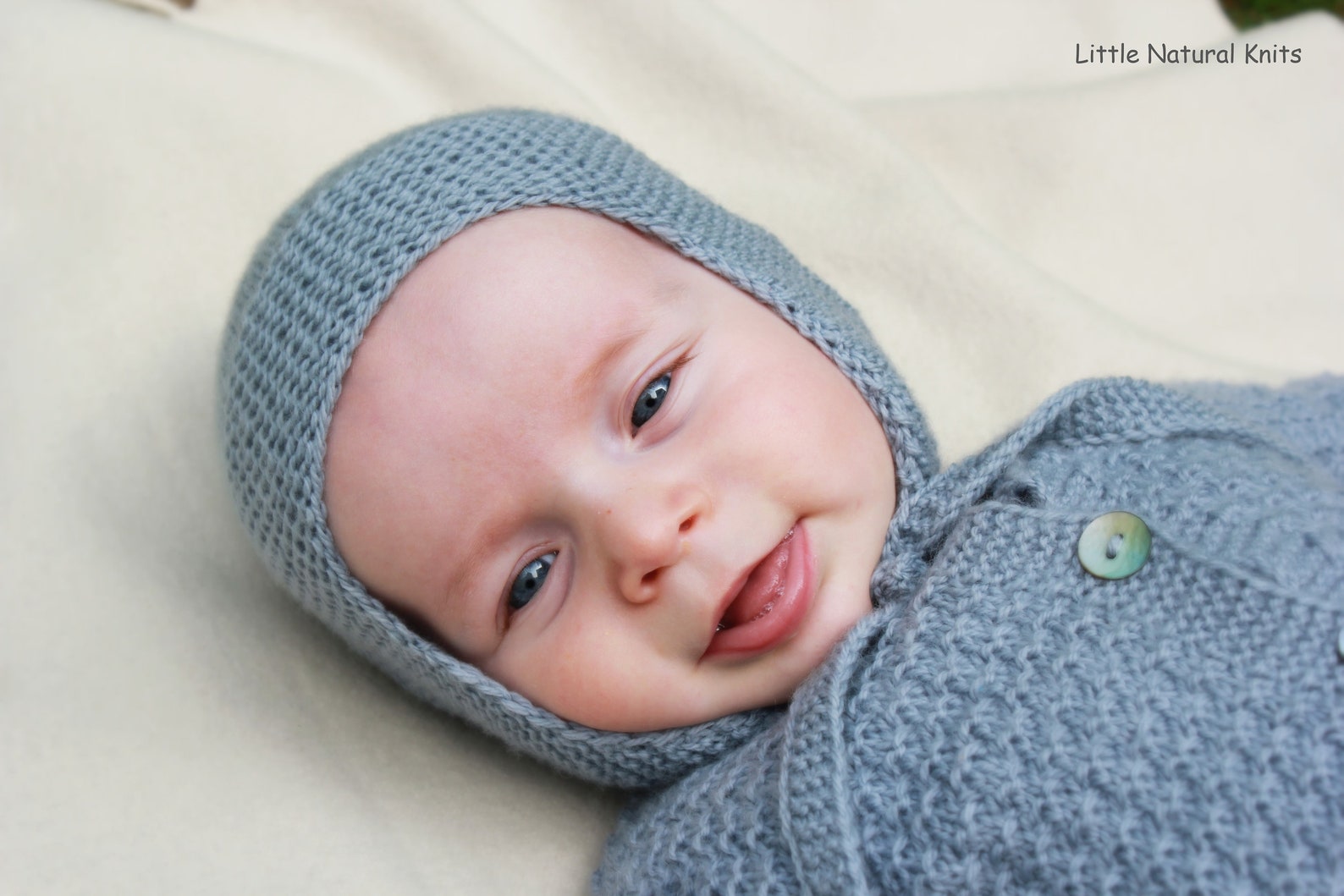 Hand Knitted Merino Lambswool Baby, Toddler & Kids Earflap Hat in ...