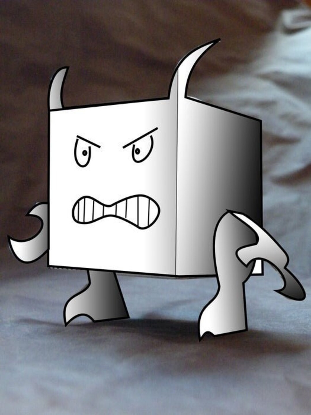 Mood Monster (desktop Papercraft) - Etsy