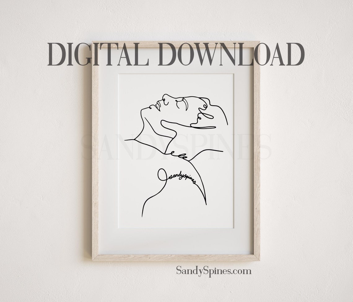 Adjusting Line Art #3 | DIGITAL DOWNLOAD | by Sandyspines - Etsy