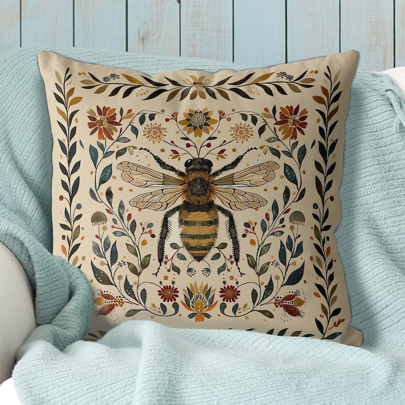 Bee Pillow - Etsy