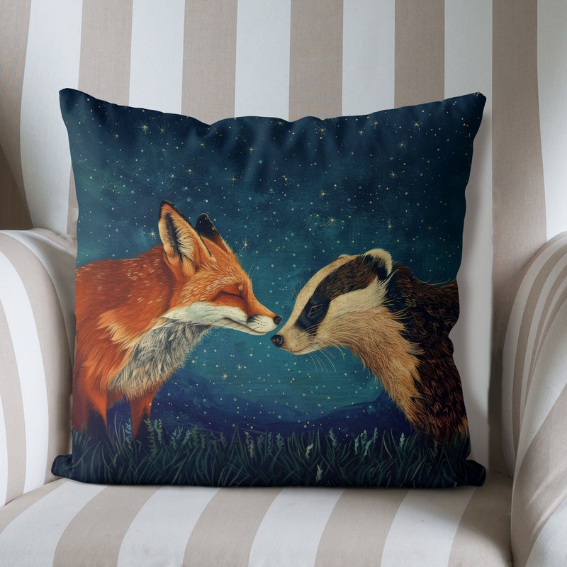 Badger Cushion Covers - Etsy