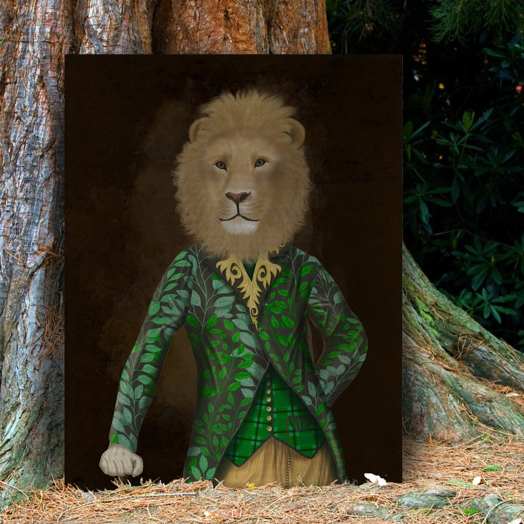 Limited Edition Lion Painting - Sir Victor Buckland Portrait - Lion ...