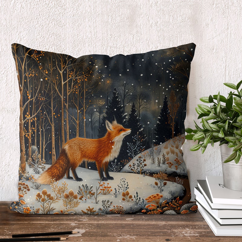 Crochet Fox Pillow - Etsy