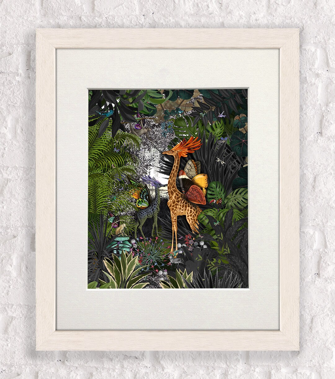 Limited Edition - Giraffe Print Giraffe Illustration Giraffe Poster ...