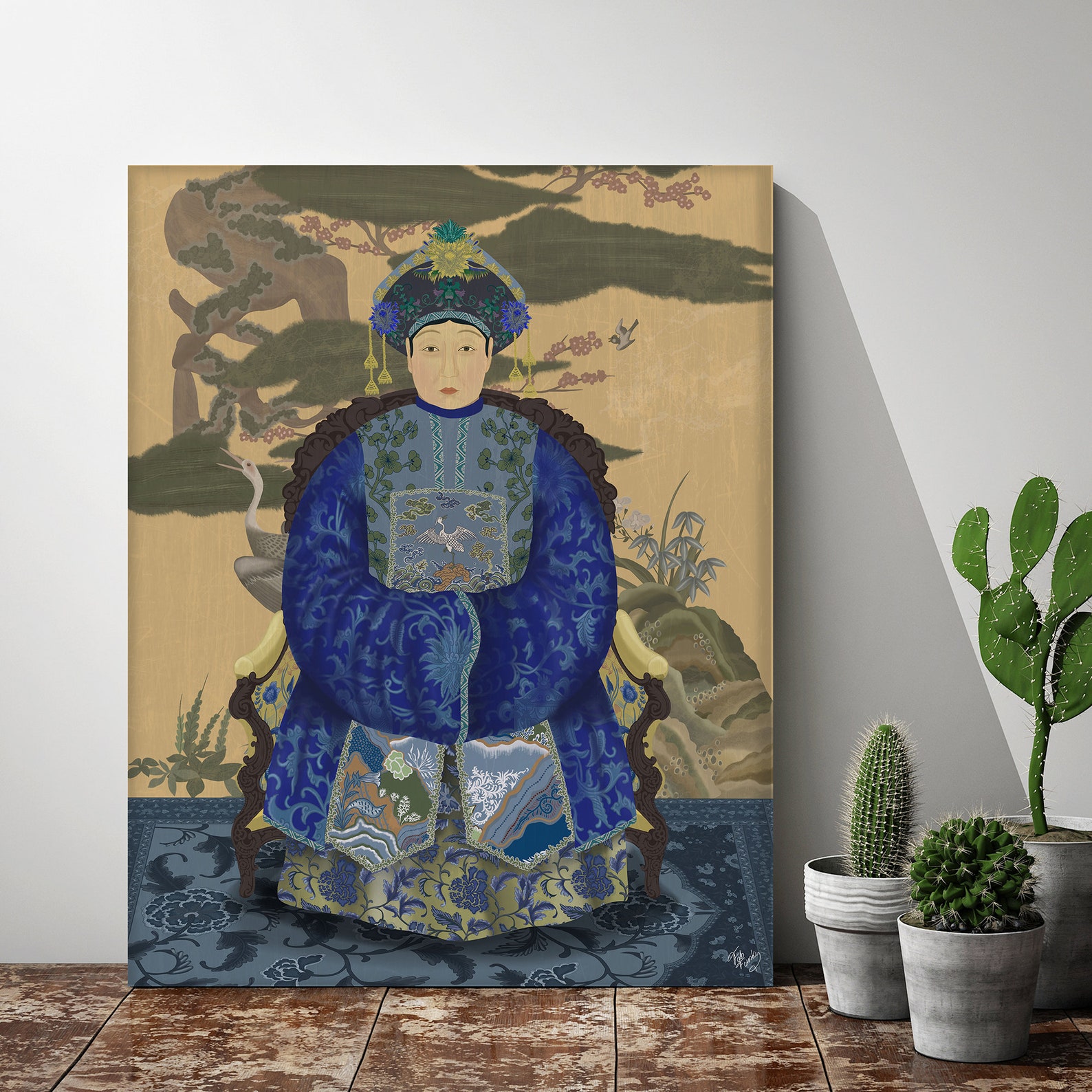 Empress Art Print, Traditional Asian Art, Chinese Ancestor Print ...