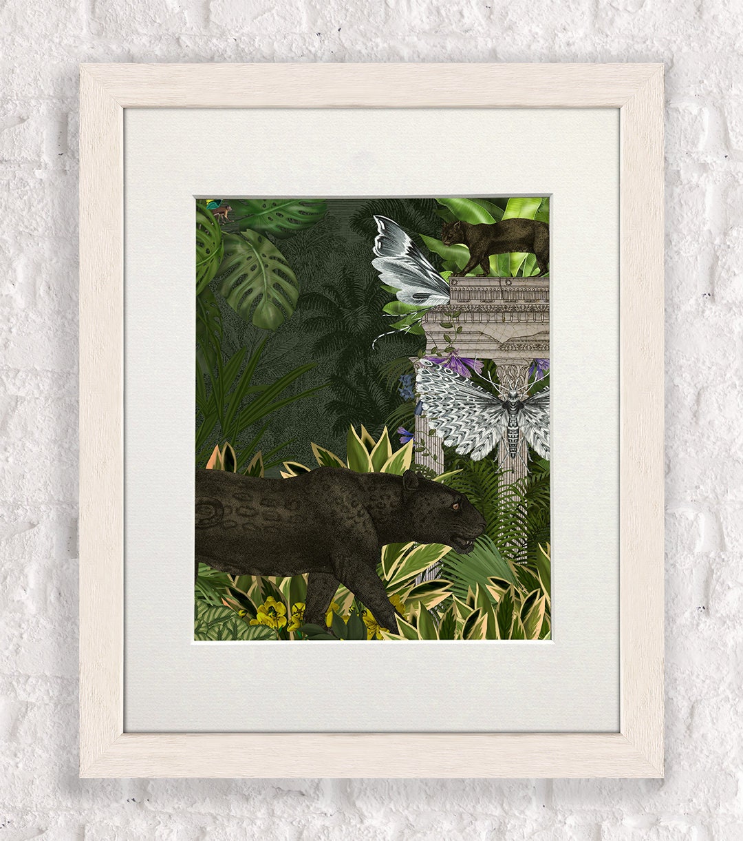Limited Edition Panther Print, Black Cat Painting, African Animal ...