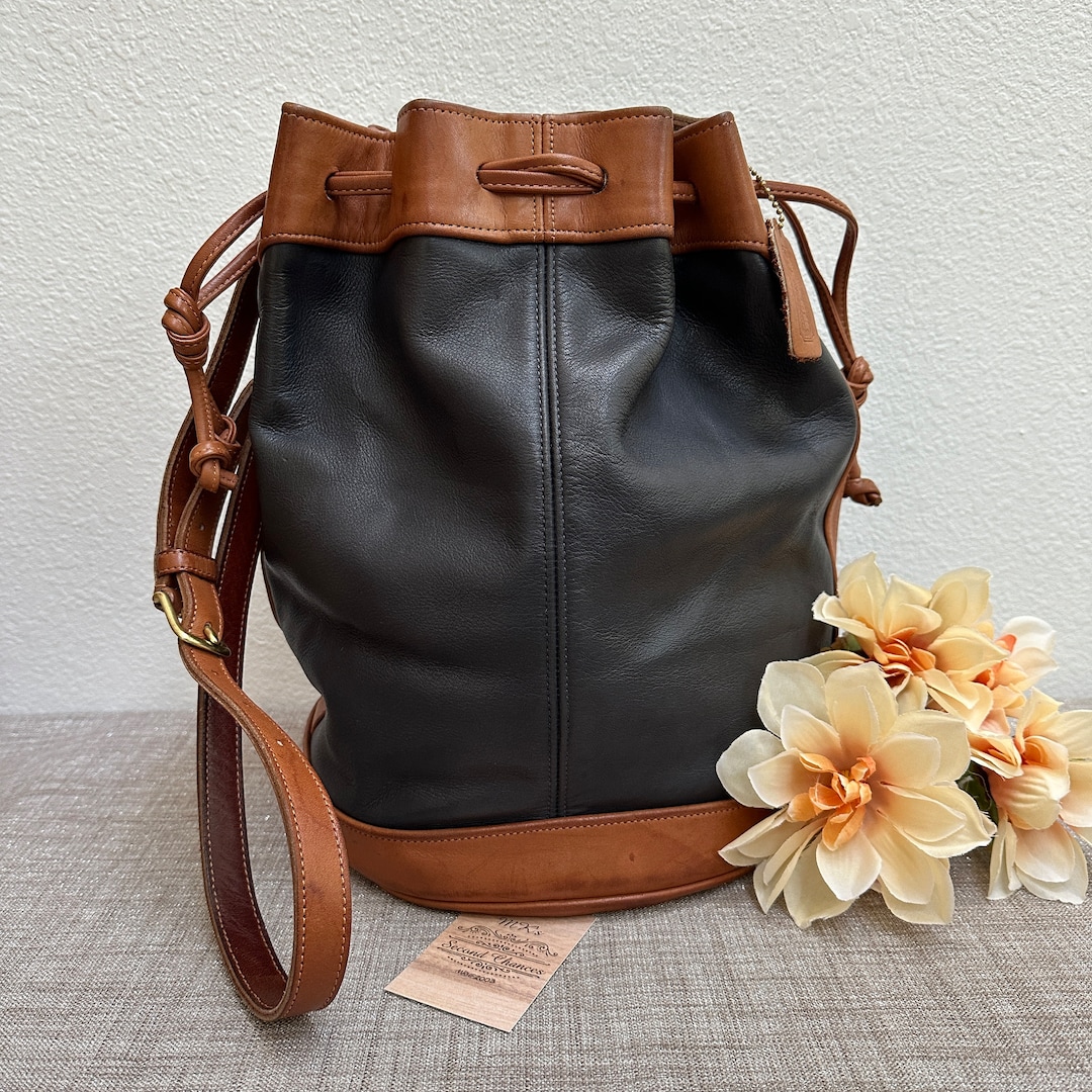 Rare Vintage Coach Spectator Drawstring Duffle Bag 6022 Shoulder Bag ...