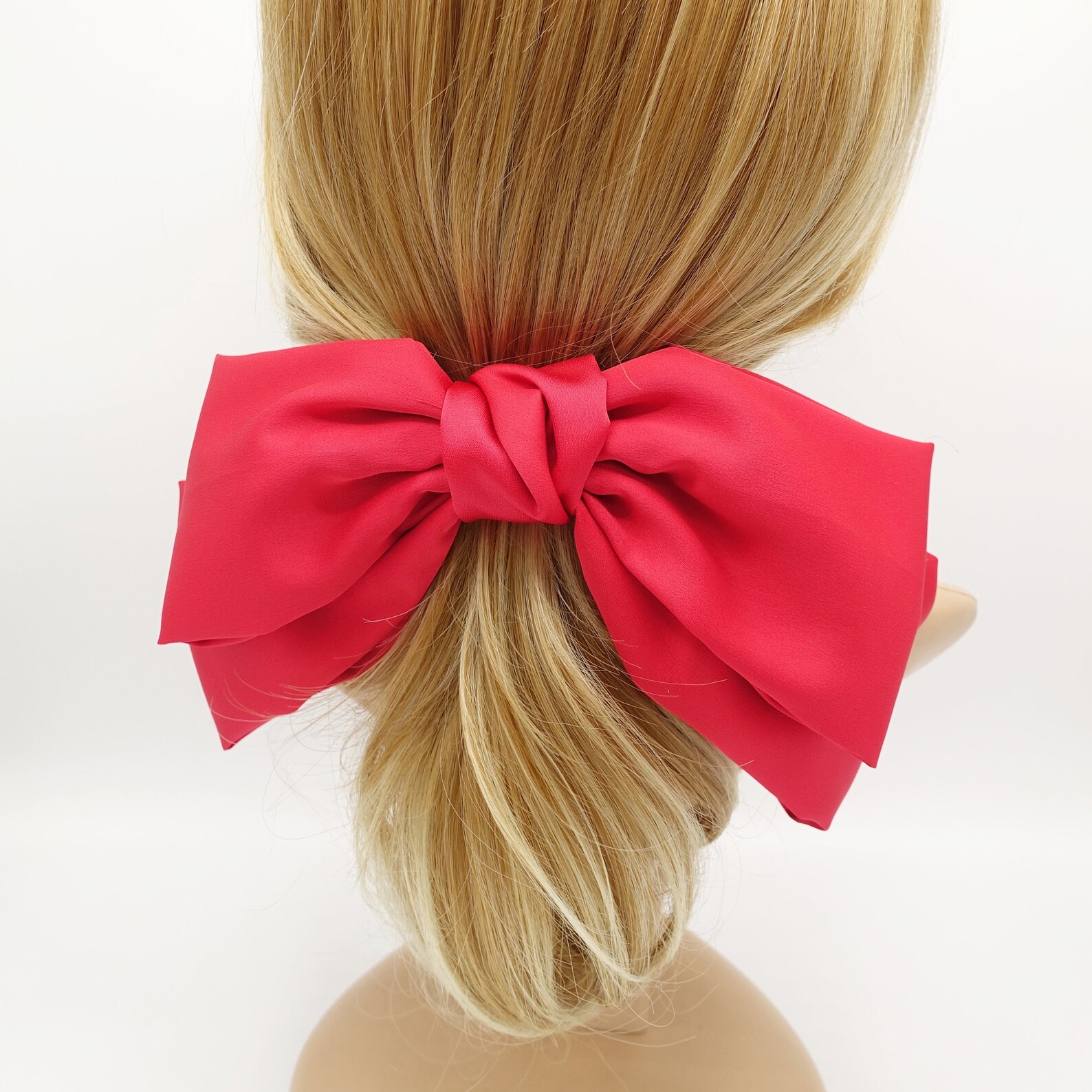 Giant Satin Hair Bow Droopy Stylish Women Hair Accessory - Etsy