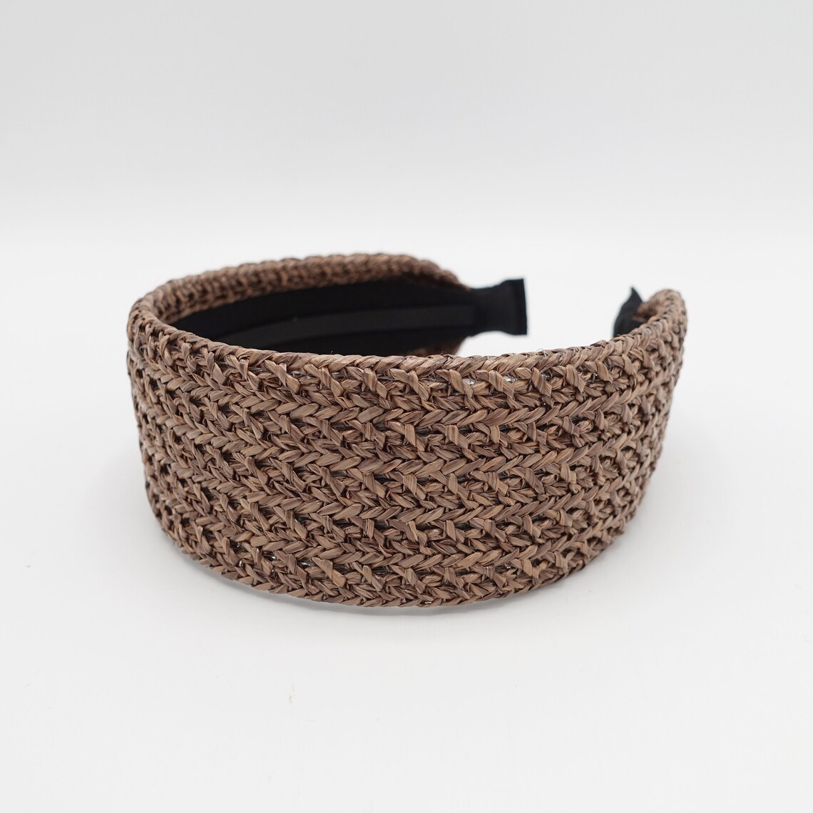Comfortable Faux Straw Flat Headband - Etsy