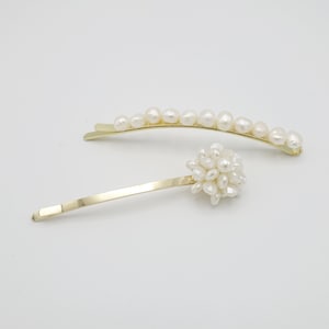 A Set of 2 Pearl Decorated Hair Clip Women Hair Accessory - Etsy