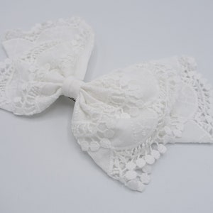 Lace Hair Bow for Women - Etsy