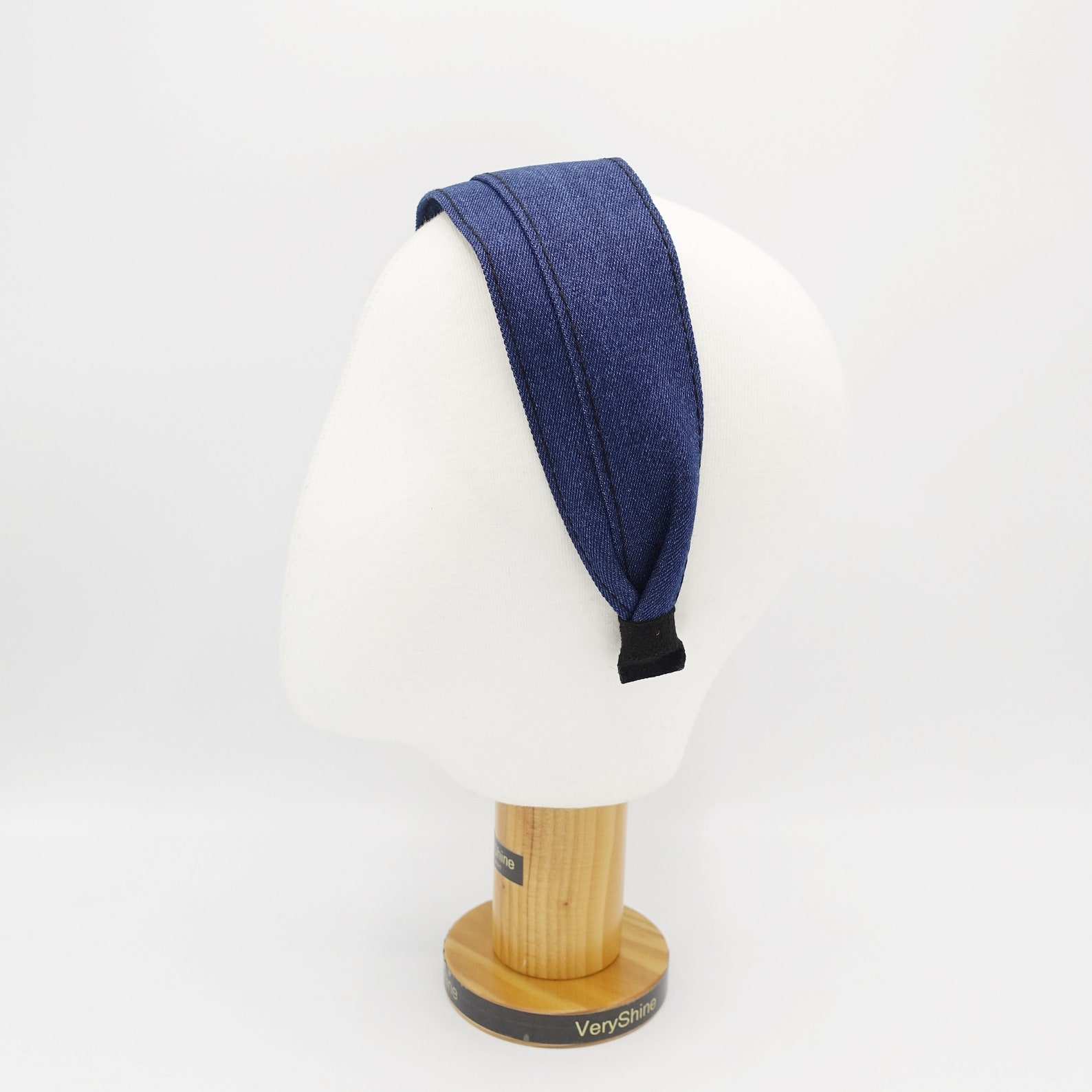 Denim Flat Headband Stitch Hairband Casual Hair Accessory for Women - Etsy