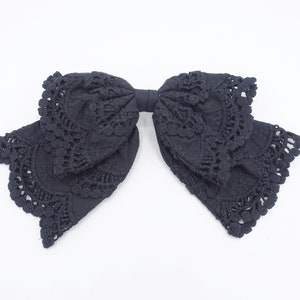 Lace Hair Bow for Women - Etsy