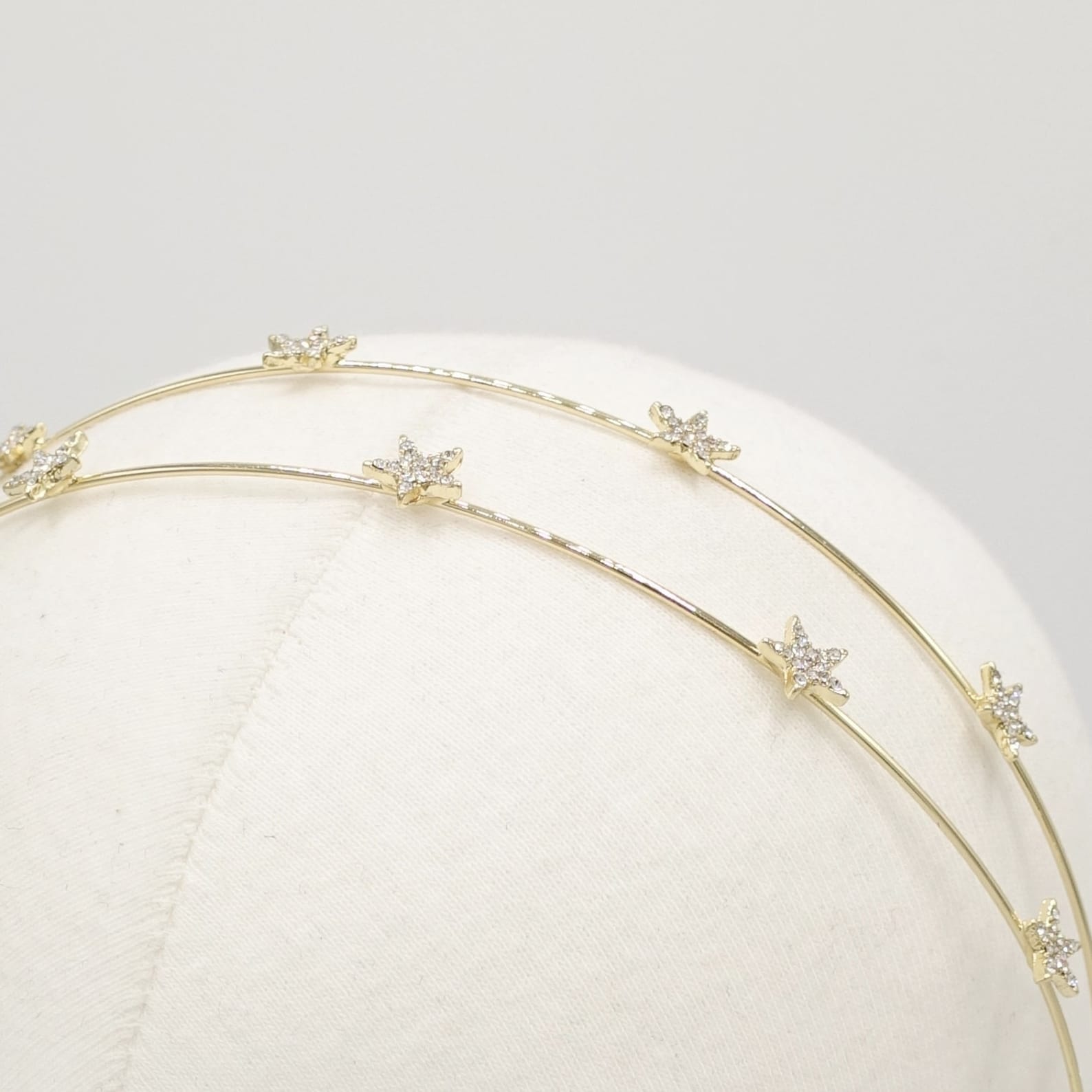 Double Strand Star Rhinestone Headband Thin Metal Headband for | Etsy