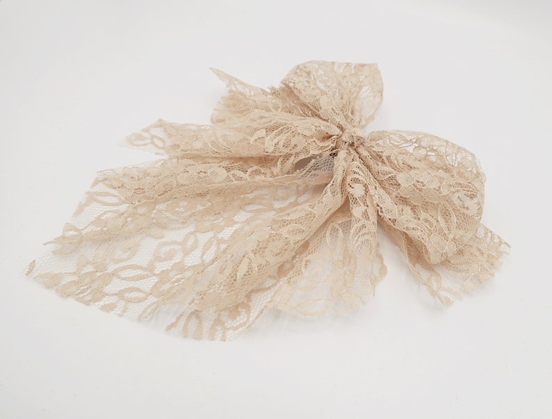 Lace Hair Bow Feminine Styles Hair Accessory for Woman - Etsy