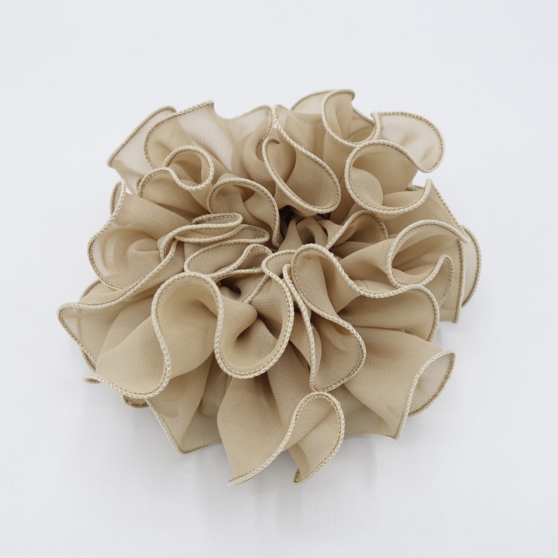 Chiffon Scrunchies, Ruffle Scrunchies, Hair Ties for Women - Etsy Australia