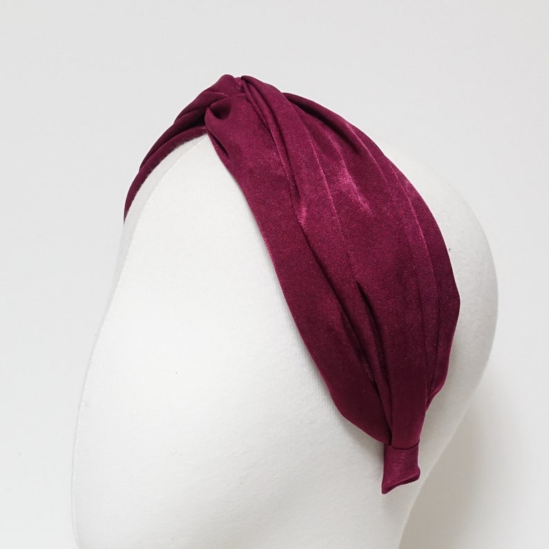 Micro Sheen Cross Headband Basic Woman Hairband Woman Hair Accessory - Etsy