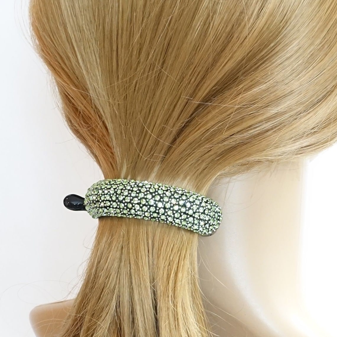 Color Rhinestone Mounted Hair Moon Hair Claw Clip Dazzling | Etsy