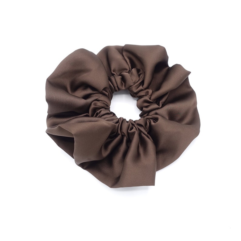 Solid Satin Oversized Scrunchies Large Scrunchie Hair Scrunchy - Etsy