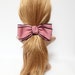 Multi Layer Bow Barrette Interlocked Trim Hair Bow for Women - Etsy
