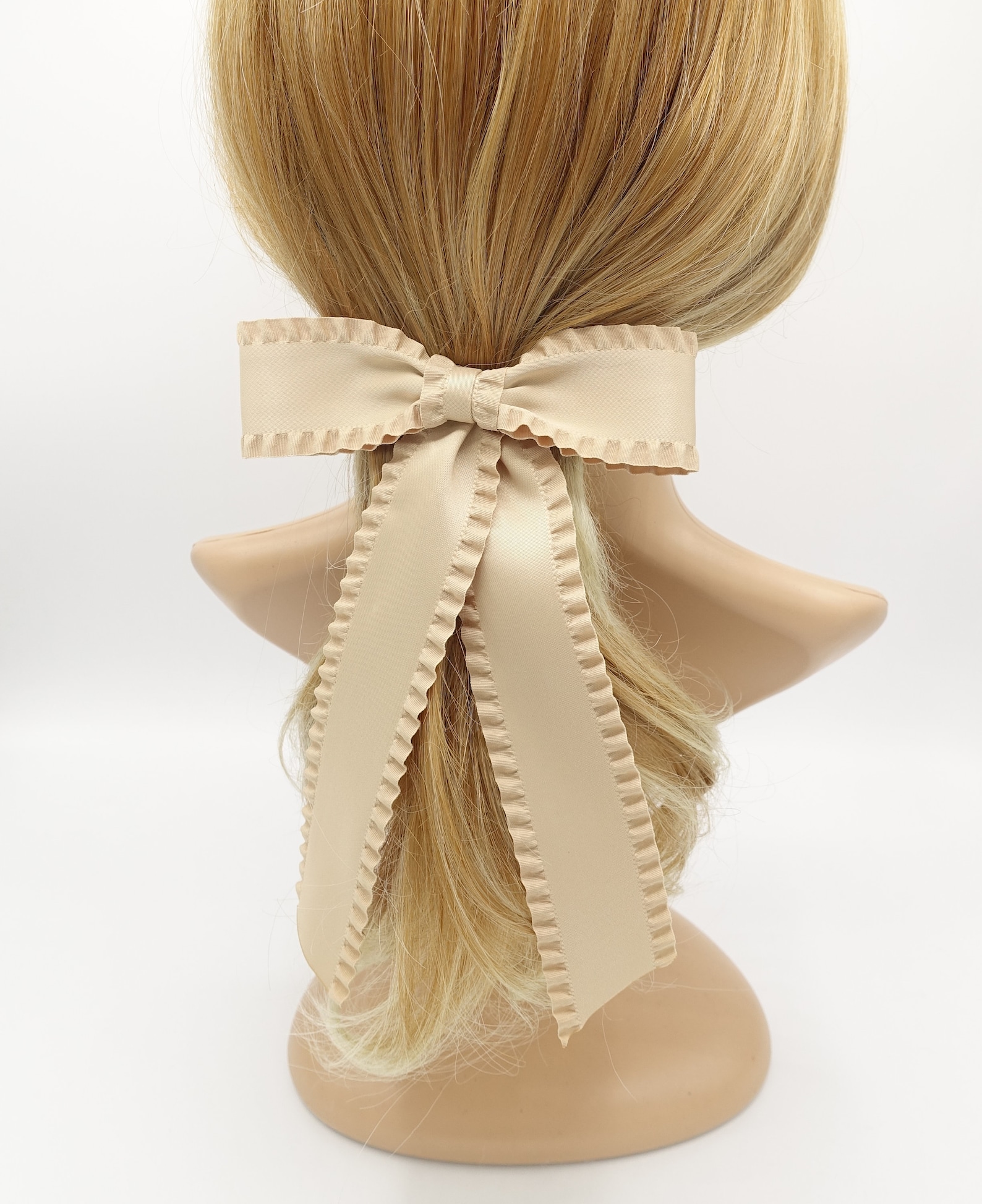 Frill Hair Bow Basic Style - Etsy