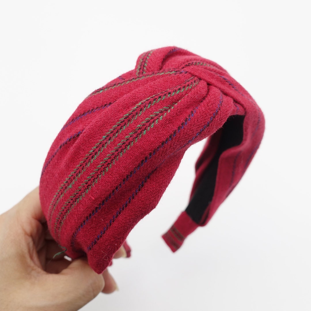 Stripe Cross Headband Twist Hairband Women Hair Accessory - Etsy