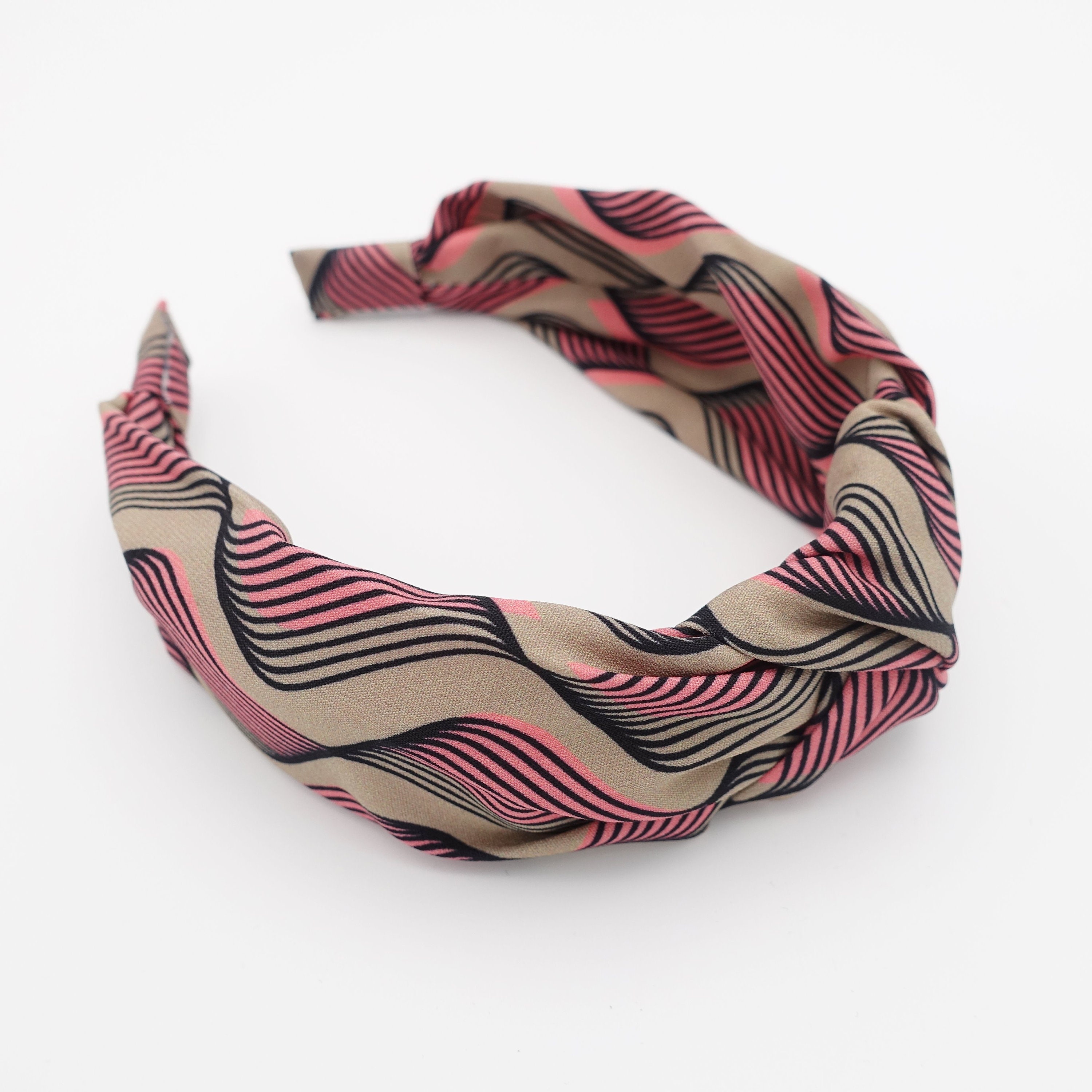 Color Wave Pattern Knotted Headband Women Hairband Accessory - Etsy