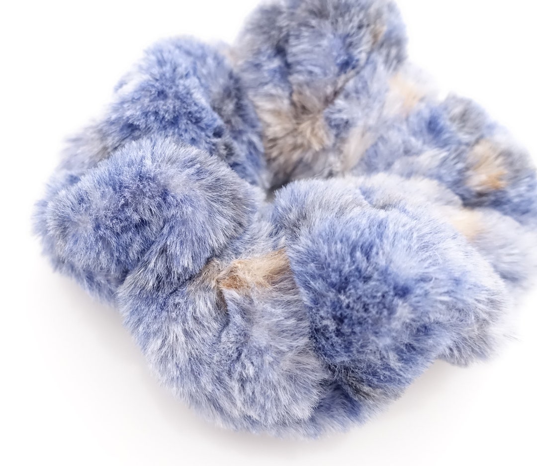 Fabric Faux Fur Soft Hair Scrunchies Large Hair Scrunchie for Women - Etsy