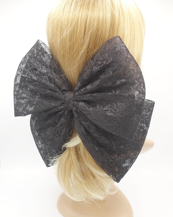 Patterned Jumbo Bow Event Cosplay Hair Accessory for Women | Etsy