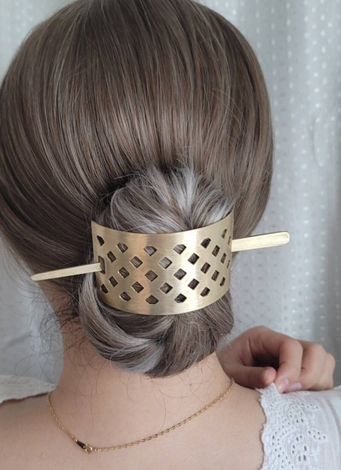 Metal Hair Barrette With Stick Hair Slide for Women - Etsy