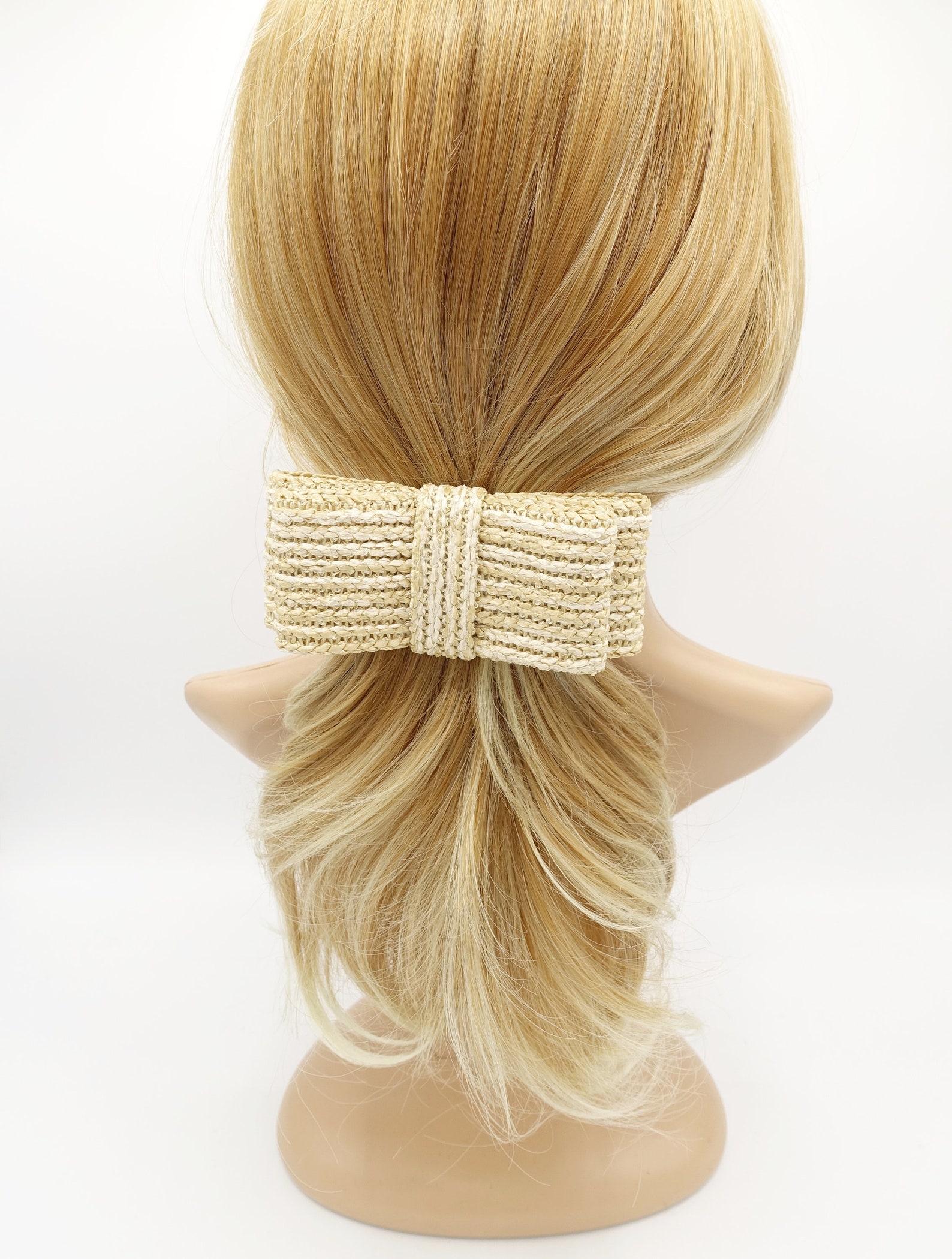 Arc de cheveux de paille accessoire de cheveux en rotin imité - Etsy France