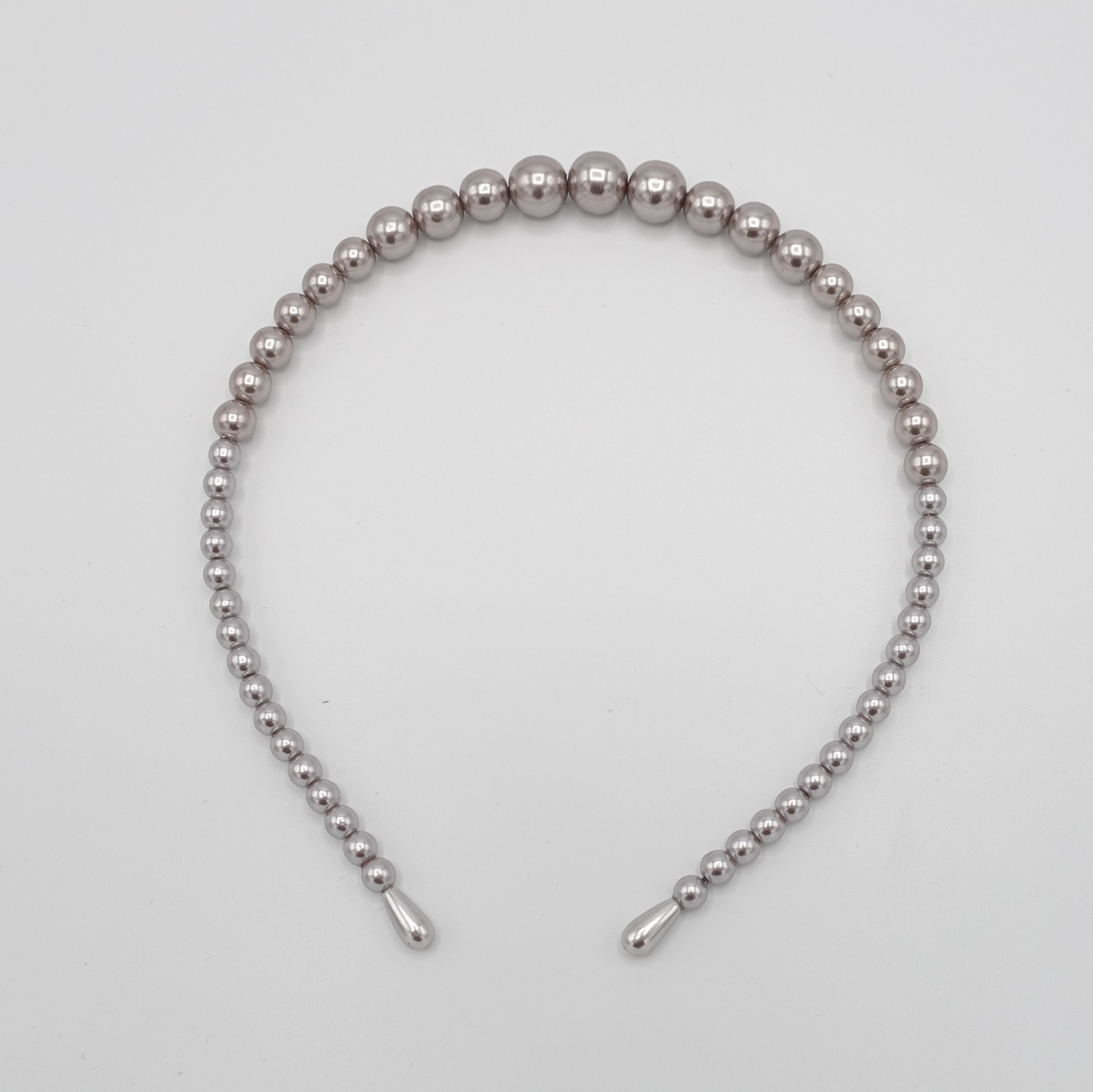 Basic Pearl Beaded Headband Simple Hairband | Etsy