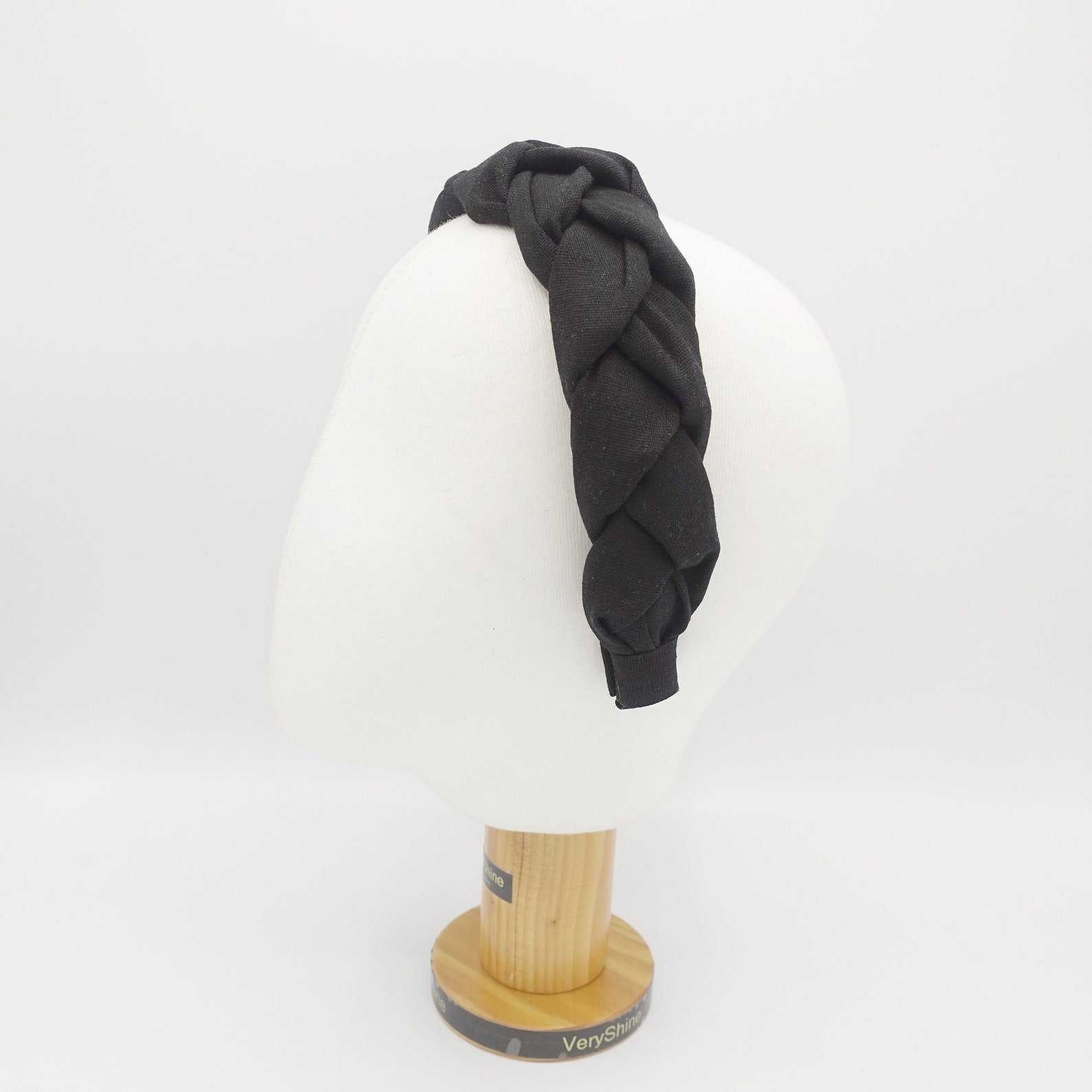 Linen Braided Headband Natural Solid Hairband for Women - Etsy