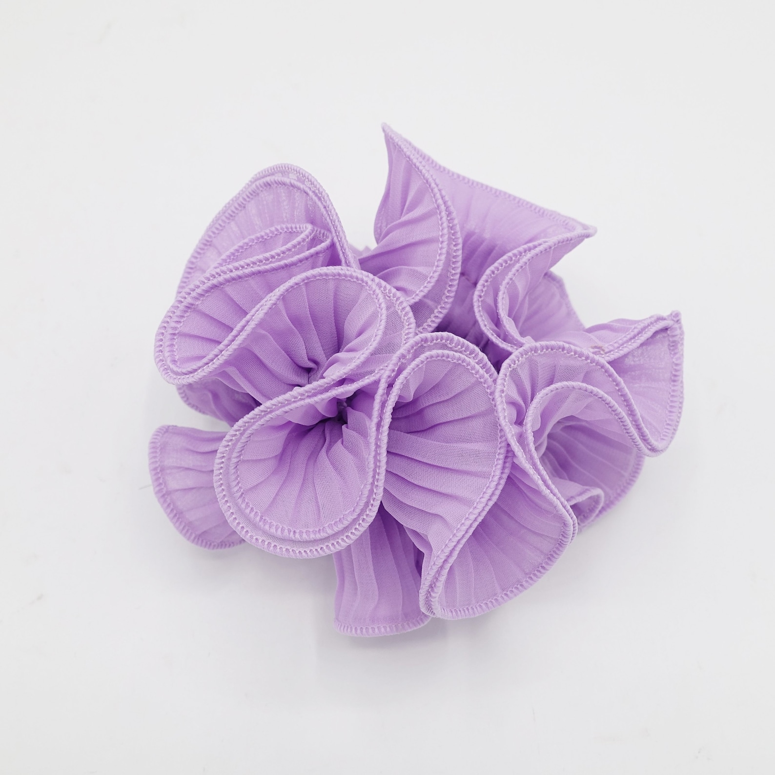 4 Edges Pleated Scrunchies Colorful Scrunchie Woman Hair - Etsy