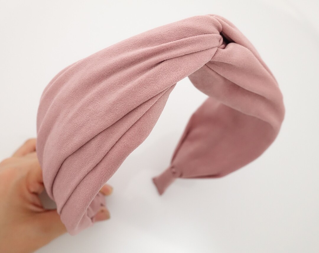 Micro Sheen Cross Headband Basic Woman Hairband Woman Hair Accessory - Etsy