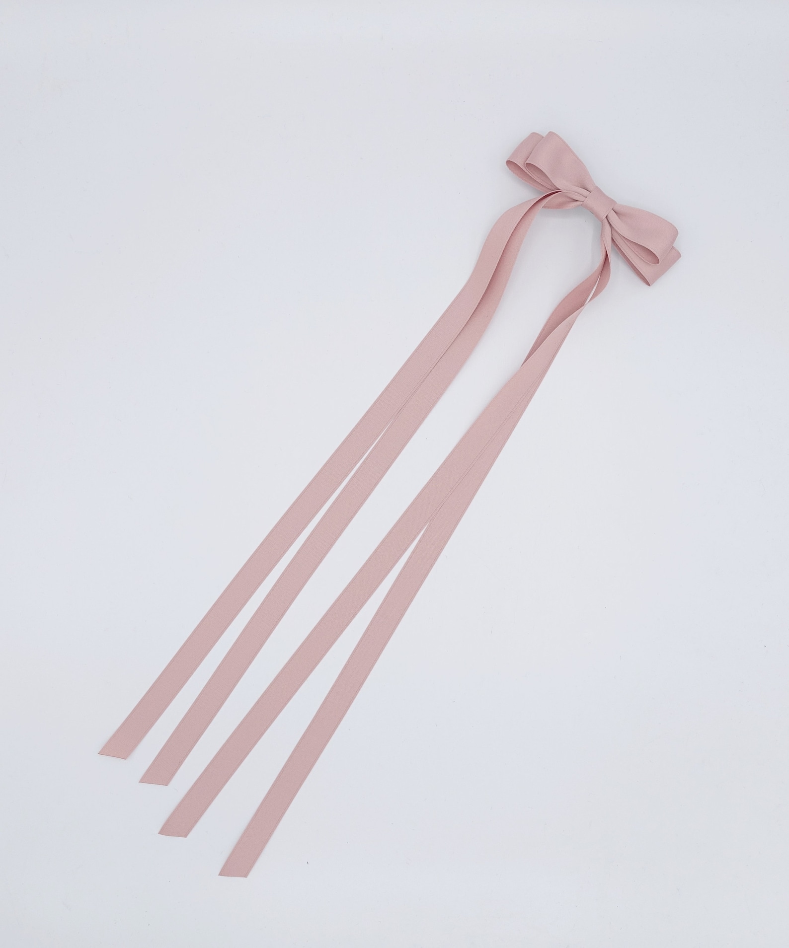 Satin Hair Bow With Extra Long Tails - Etsy