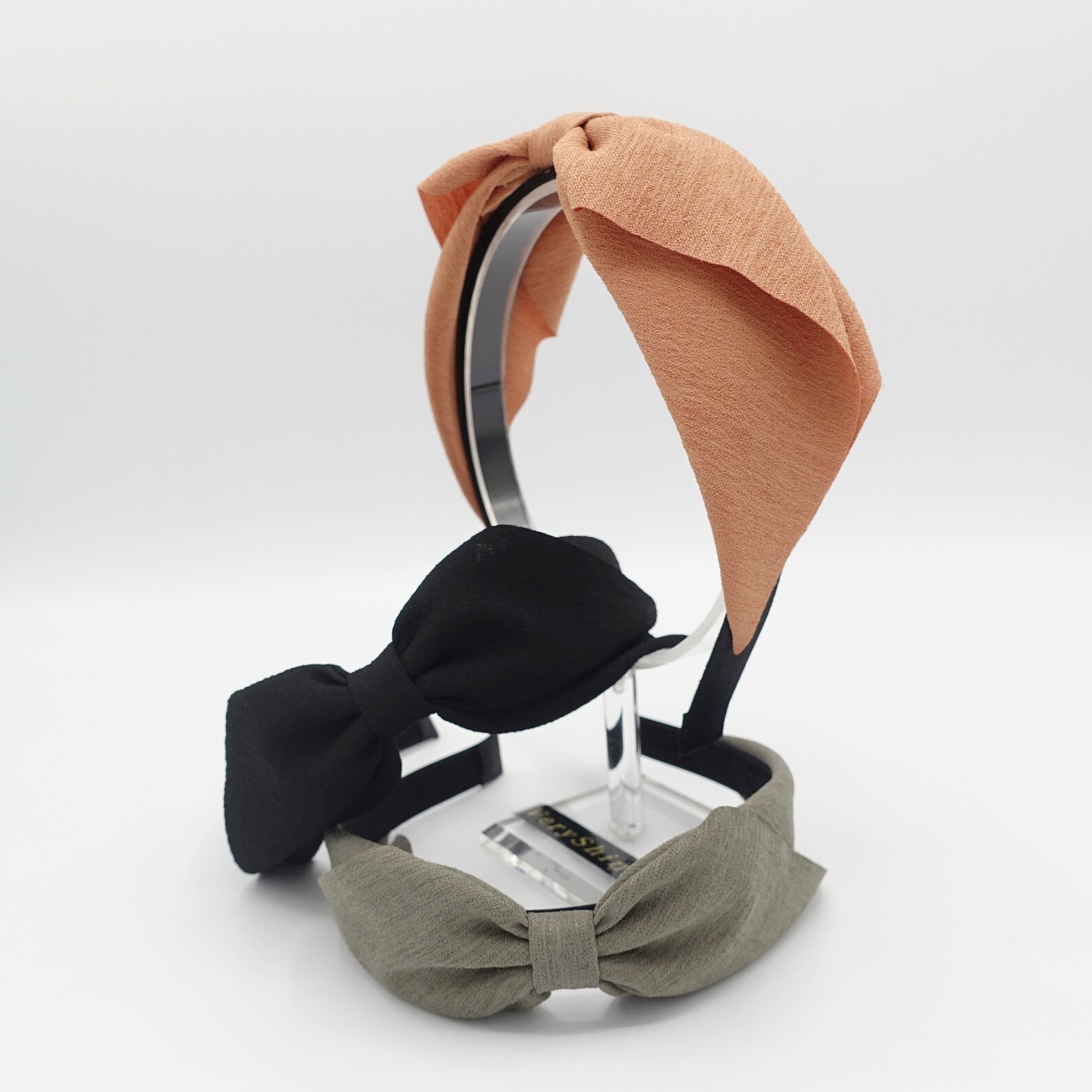 Folded Hair Bow Headband for Women - Etsy