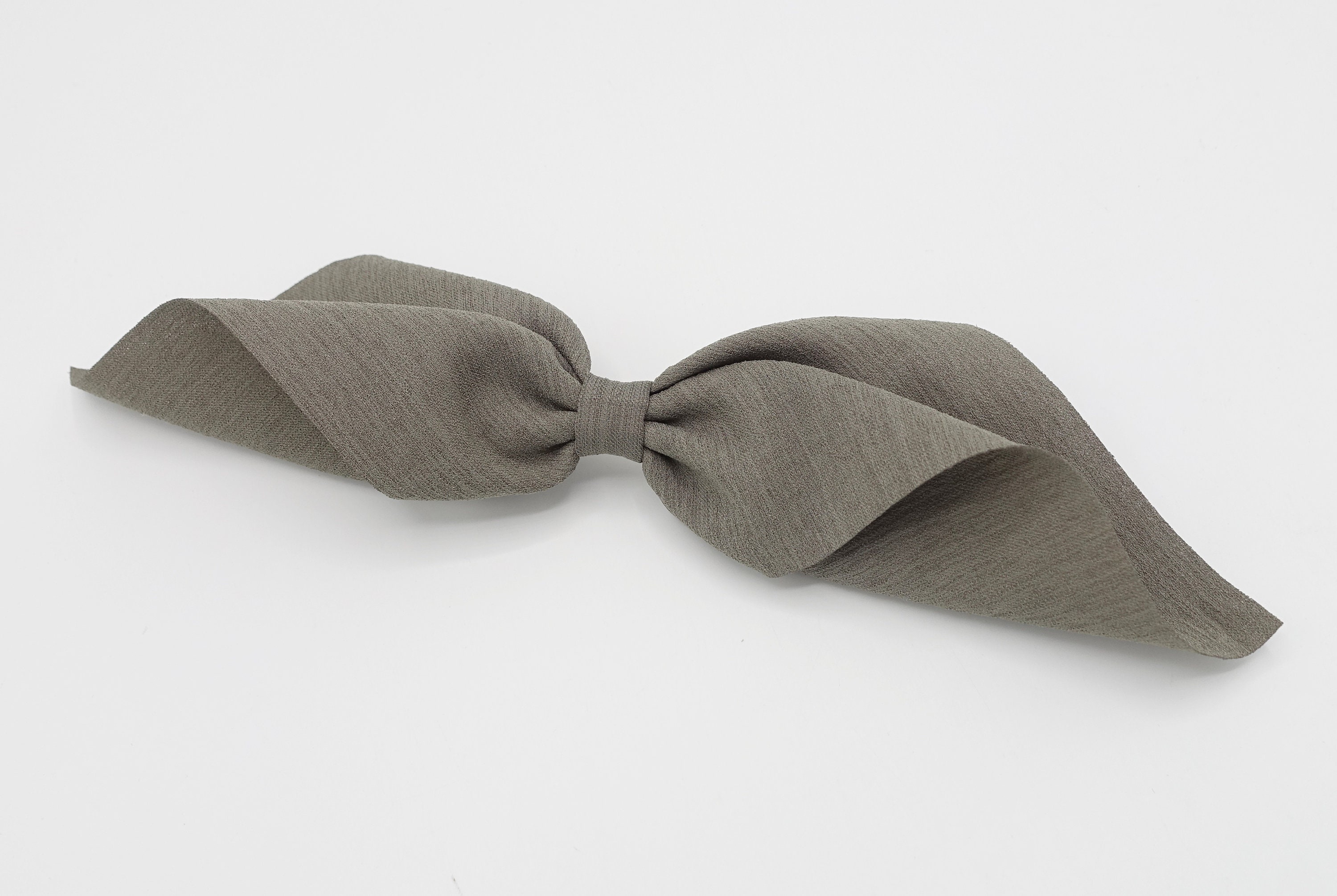 Folding and Pleated Hair Bow Horizontal Style Hair Accessory - Etsy