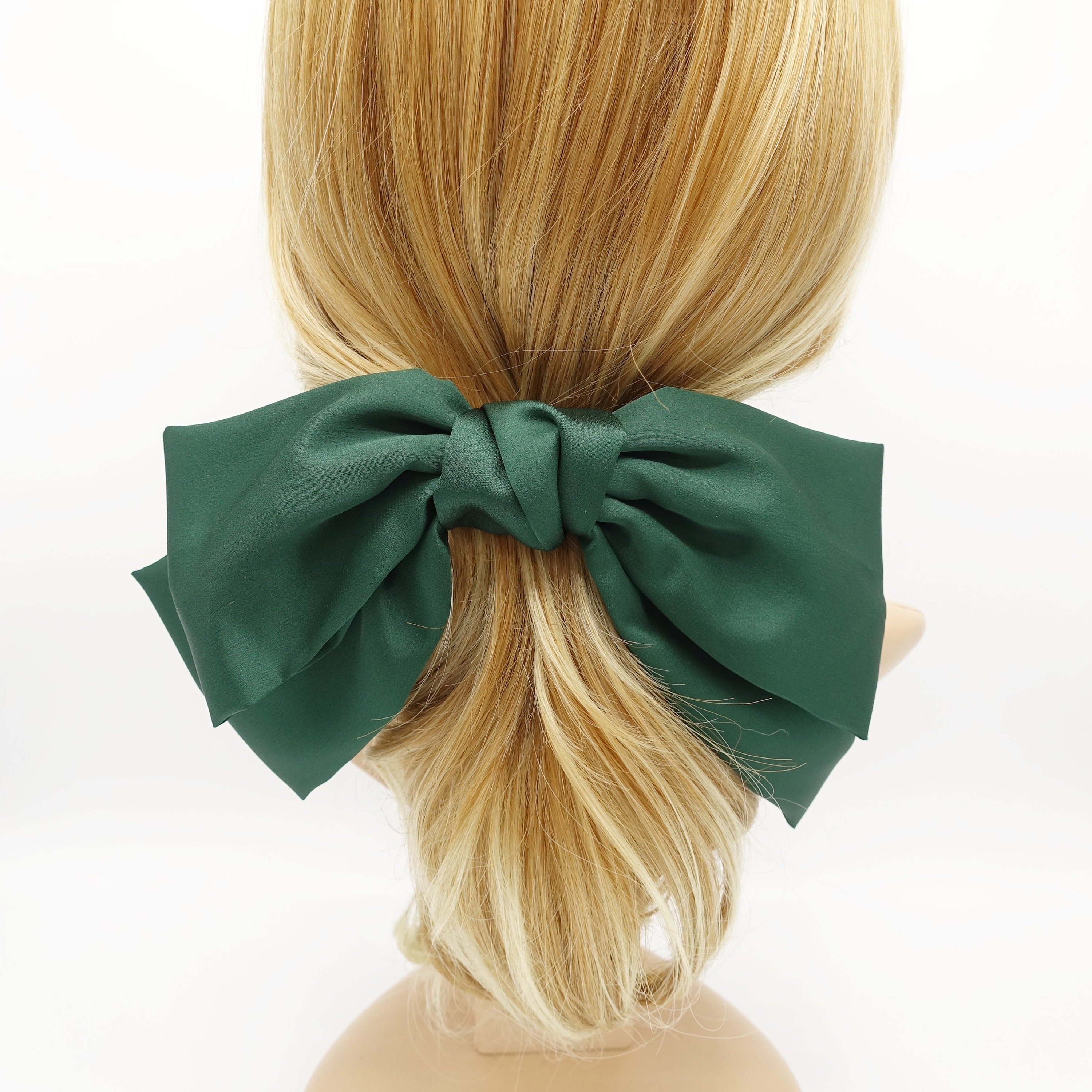 Giant Satin Hair Bow Droopy Stylish Women Hair Accessory - Etsy