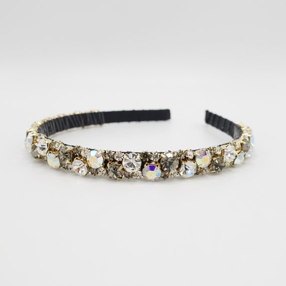 Royal Rhinestone Embellished Headband Luxury Bling Hair - Etsy