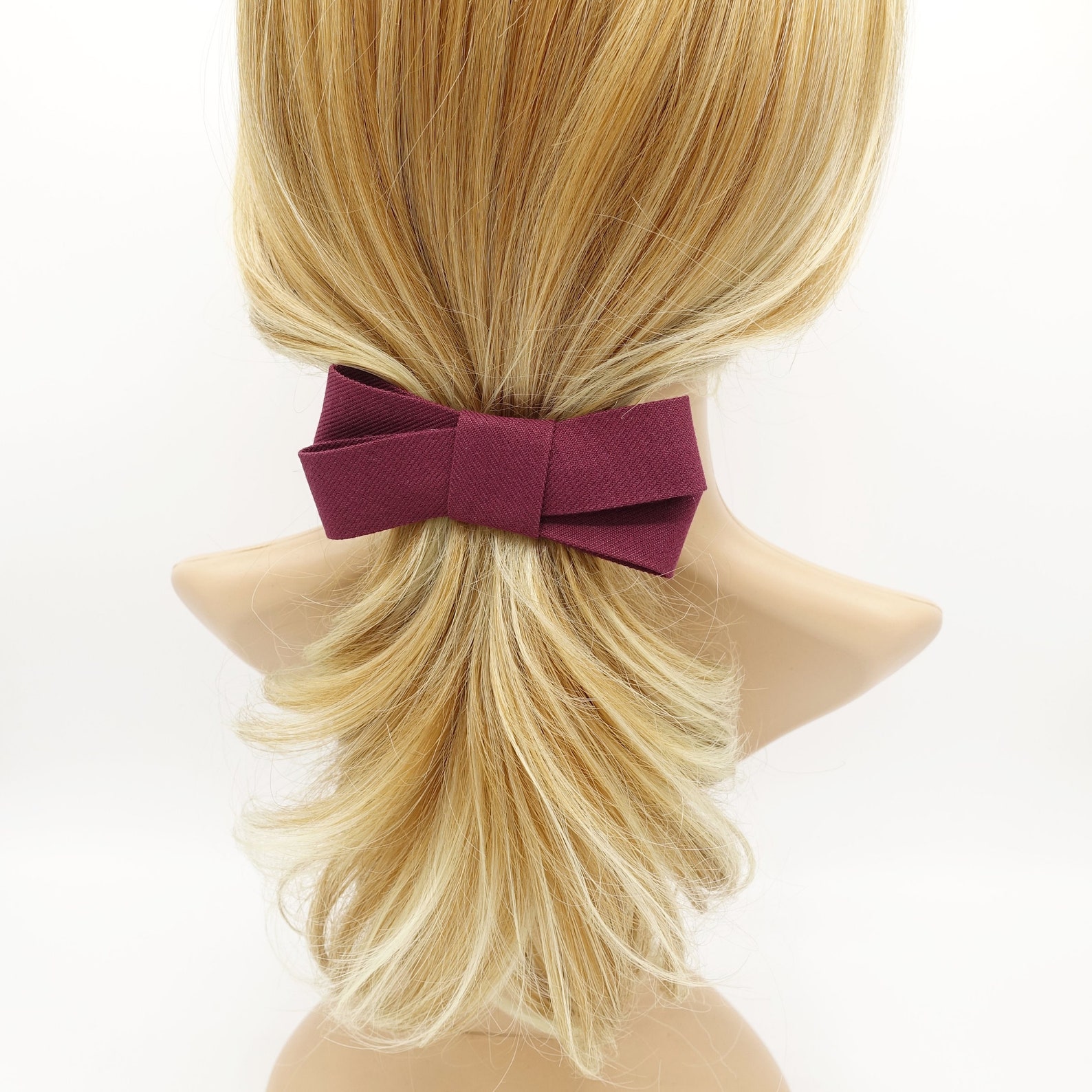 Criss Cross Bow X Pattern Hair Bow Fall Winter Women Accessory - Etsy