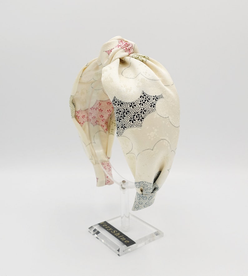 Silk Top Knot Headband Kimono Pure Silk Luxury Hairband for | Etsy