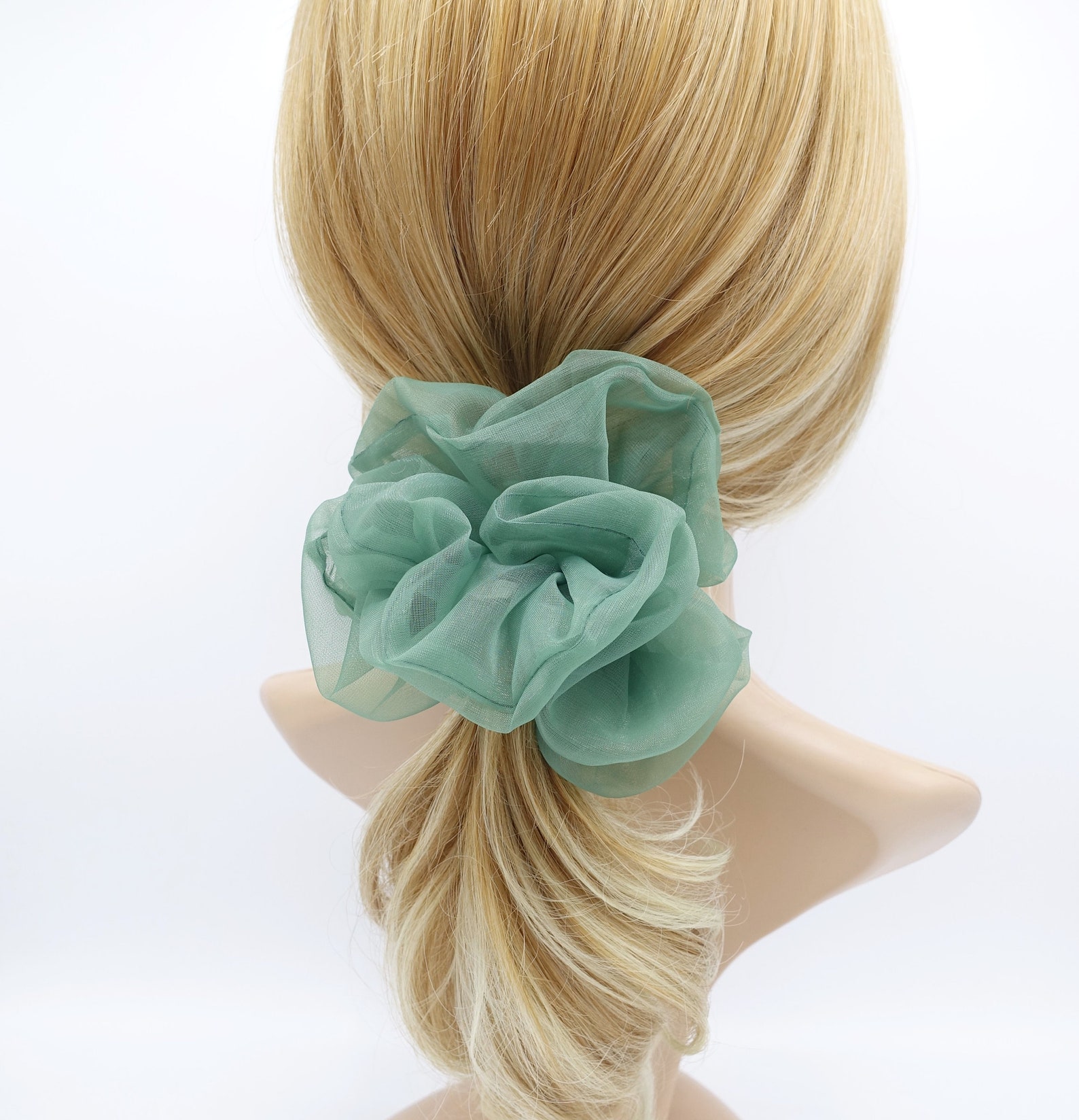 Solid Organza Scrunchies See-through Scrunchie Woman Hair Accessory - Etsy